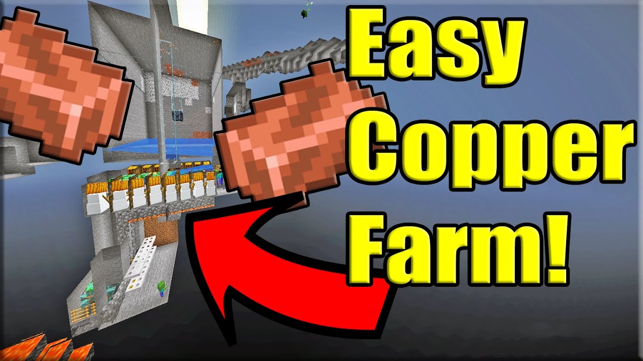 *EASY* AFK COPPER FARM | Minecraft Java 1.17! - YouTube
