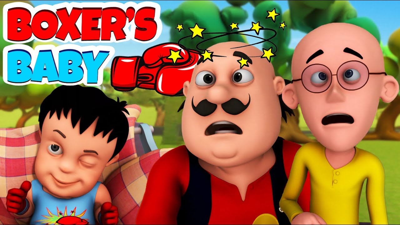 BOXER'S BABY | MOTU PATLU | Season 1 | EP 14 | Kids Only - YouTube