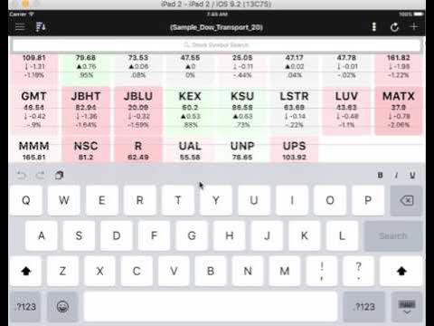 Interactive Stock Charts Portfolio Basics - YouTube