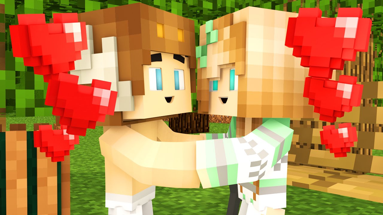 Minecraft - WHO'S YOUR MOMMY? - BABY FIRST KISS !? - YouTube