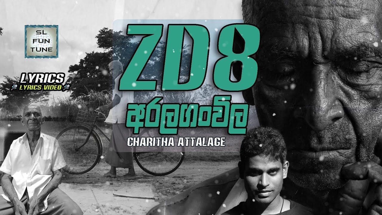 ZD8 Aralaganwila - Charitha Attalage | Kasun Edirisinghe | Lyrics Video 🎤🎤🎶🎶 - YouTube