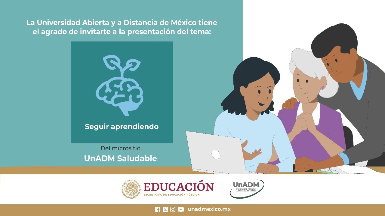 Micrositio Unadm Saludable Seguir Aprendiendo Youtube