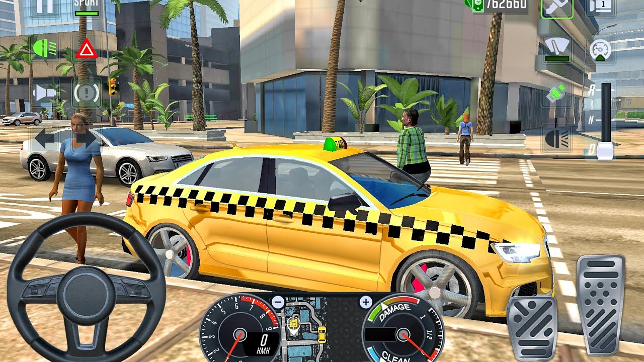 Real Taxi Driver Simulator: City Driving - Car Game Android Gameplay ...