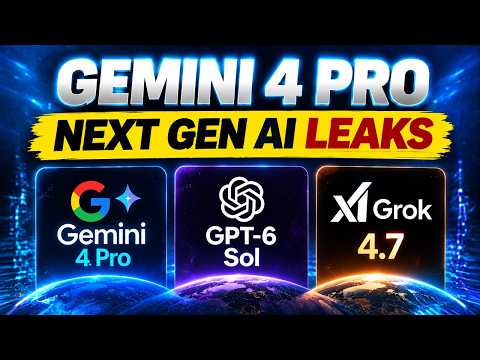 HUGE Gemini 4 Pro LEAKS! GPT 6 Sol Testing, Grok 4 7 UPDATE, Google RSI & More! AI NEWS