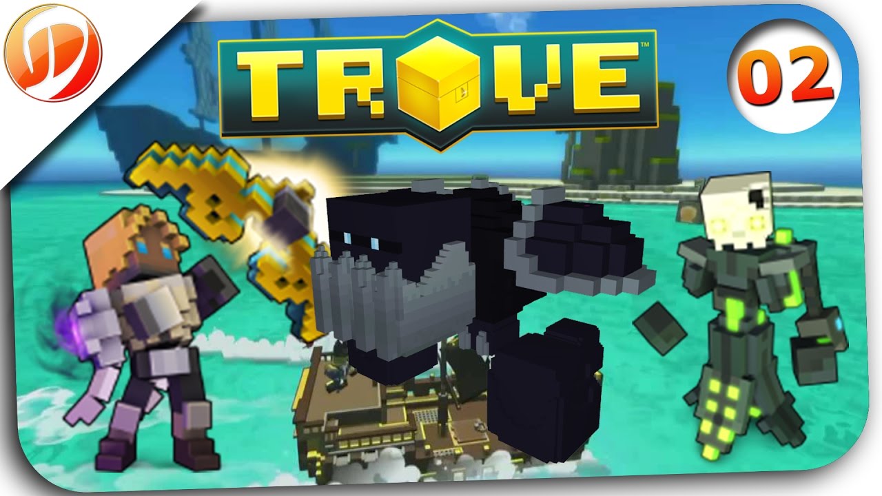 TROVE Ps4 Matando Boss Dragão - YouTube