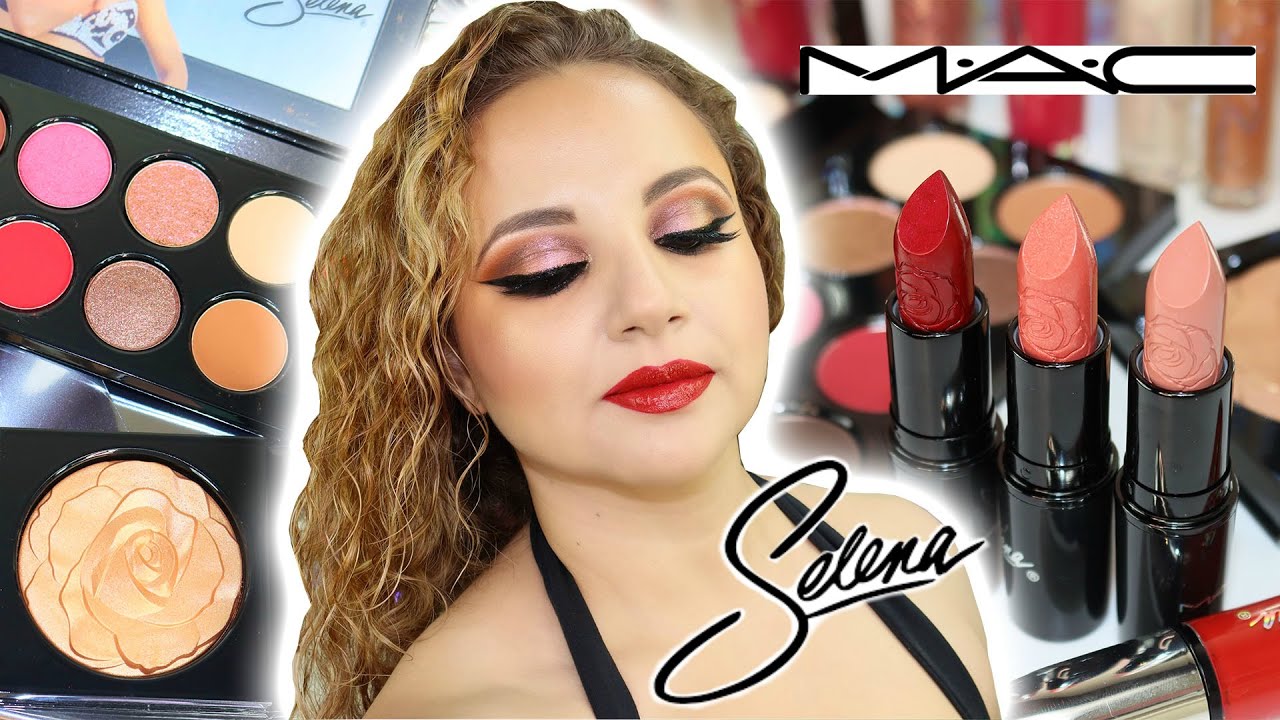 MAC COSMETICS SELENA LA REINA COLLECTION TUTORIAL CON SWATCHES! MAC X ...