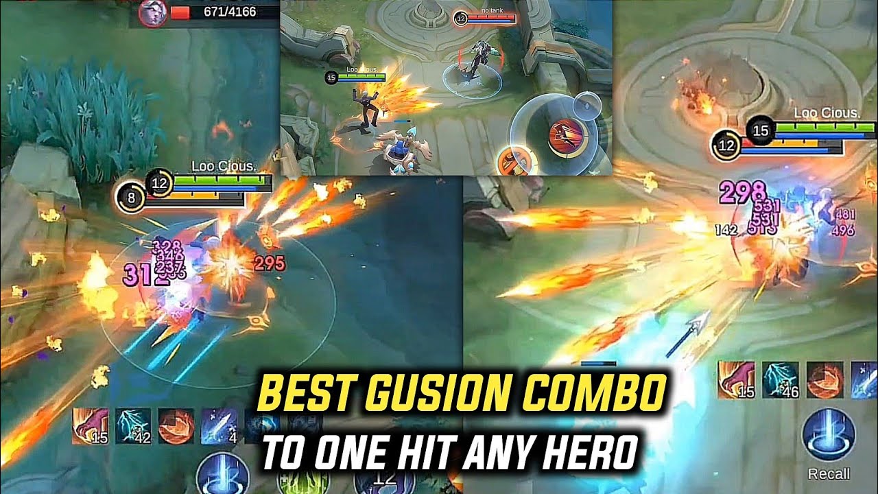 Best Gusion Combo To One Hit Any Hero / You Should Have To Try / Gusion ...