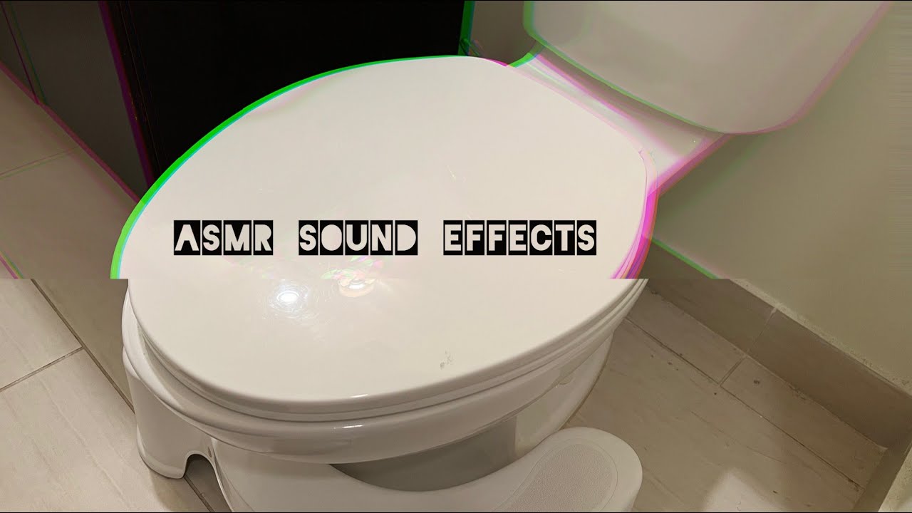 ASMR Sound Effects | Toilet Flush Lid Down - YouTube