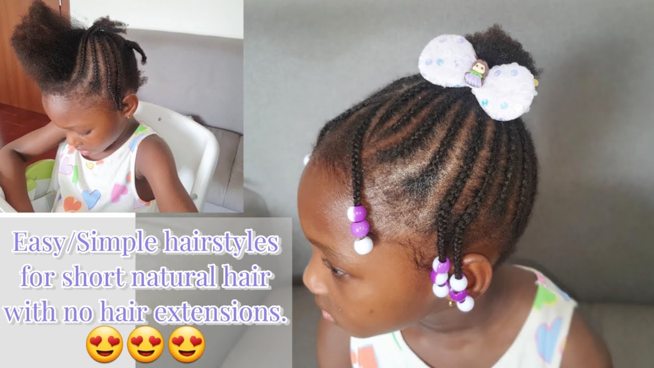 Quick and very easy shuku hairstyles for kids😍😍 - YouTube