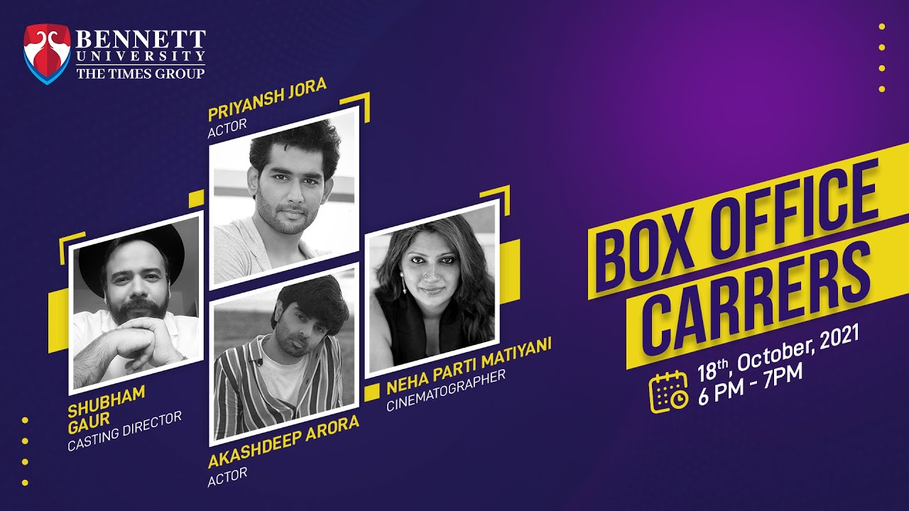 The Craft of Cinema with Box Office Careers - Bennett University - YouTube