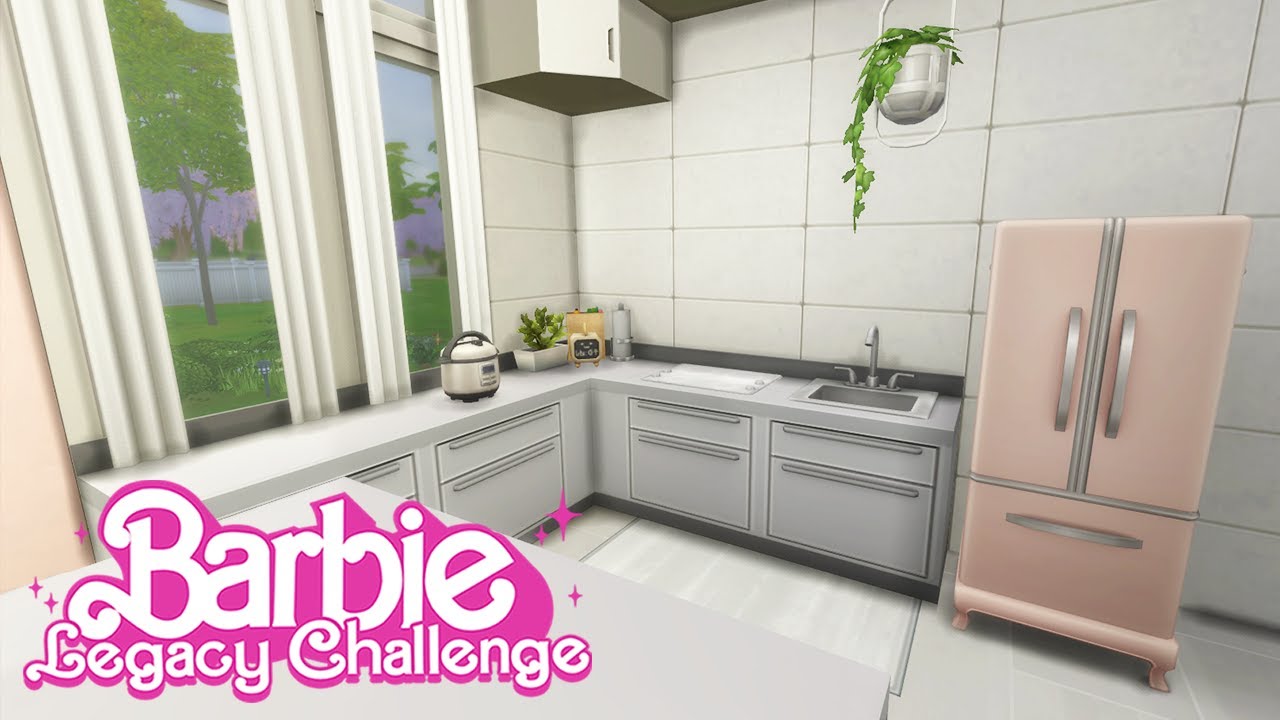 "🍳 DAPUR SIMPLE MBAK BARBIE 🎀" | Ep.27 | The Sims 4 Barbie Legacy - YouTube