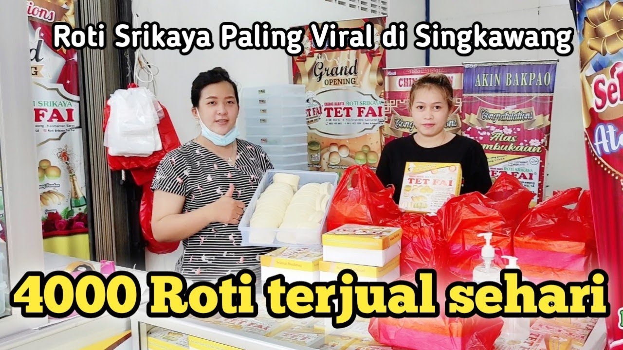 Bisa jual 4000 pc dalam sehari!! Hanya dengan selai Srikaya, Roti ini ...