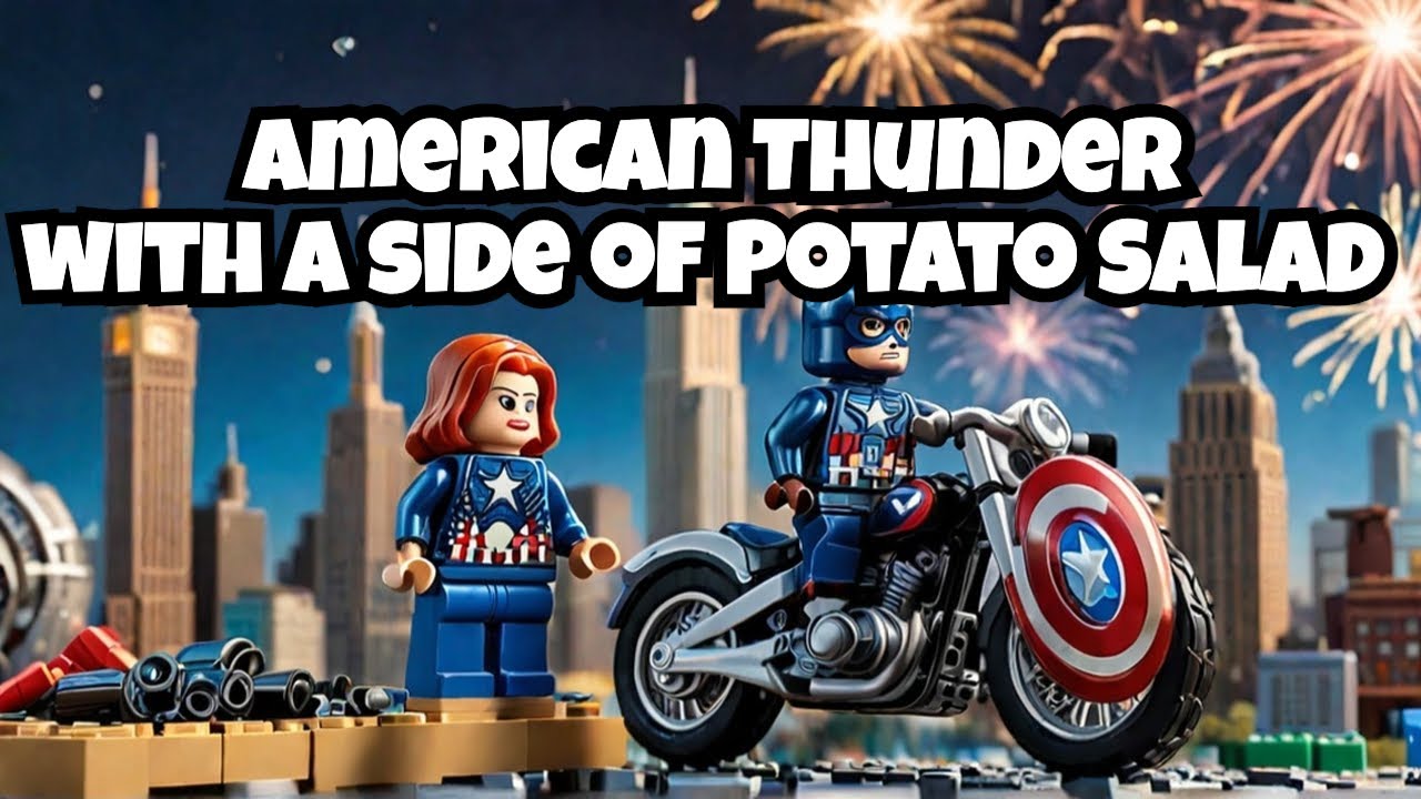 Building Freedom: July 4th LEGO Fun with Black Widow & Cap’s Rides ...