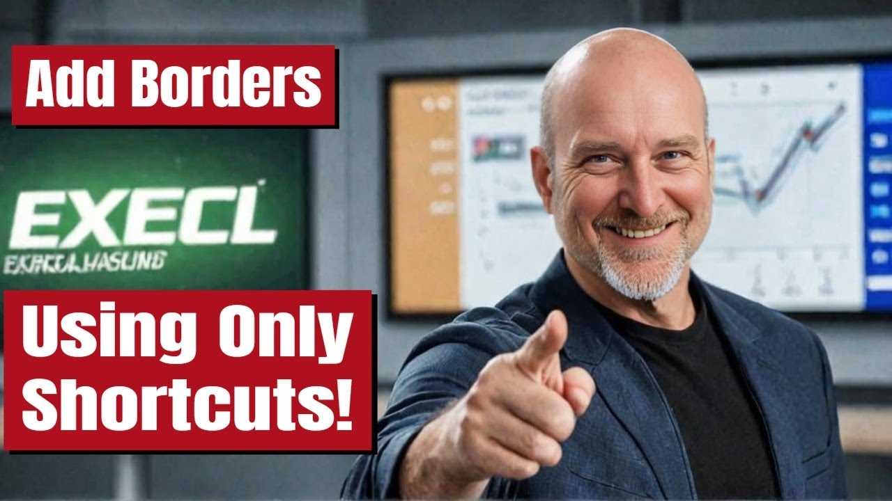 Add Borders In Excel 365 Using Only Shortcut Keys! No Mouse Needed ...