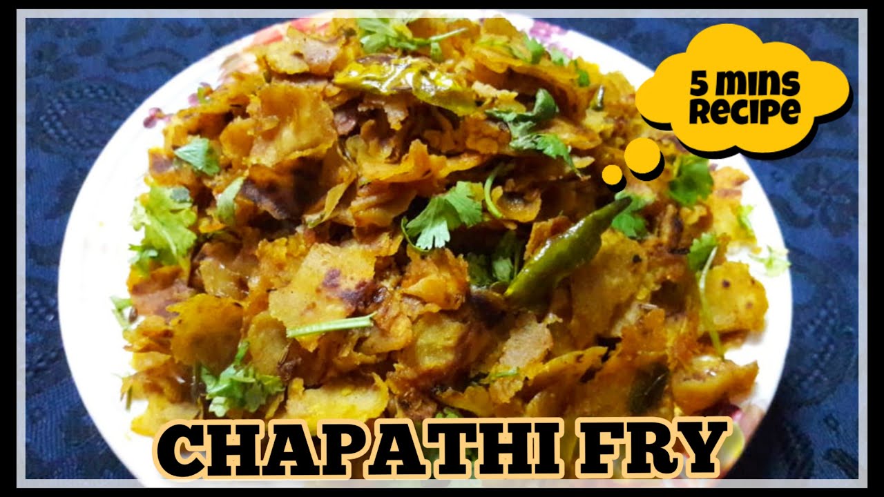 || How to make CHAPATI FRY || Quick And Tasty Leftover ROTI STIR FRY ...