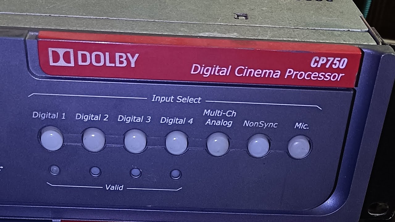 DOLBY CP 750 7.1 ch Digital Cinema Processor from DOLBY 🔥🔥🔥🔥 - YouTube