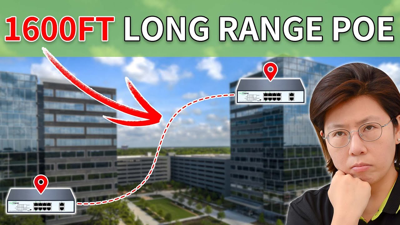 Using Long Range PoE Switches to Build Up to 1600ft PoE Network - YouTube