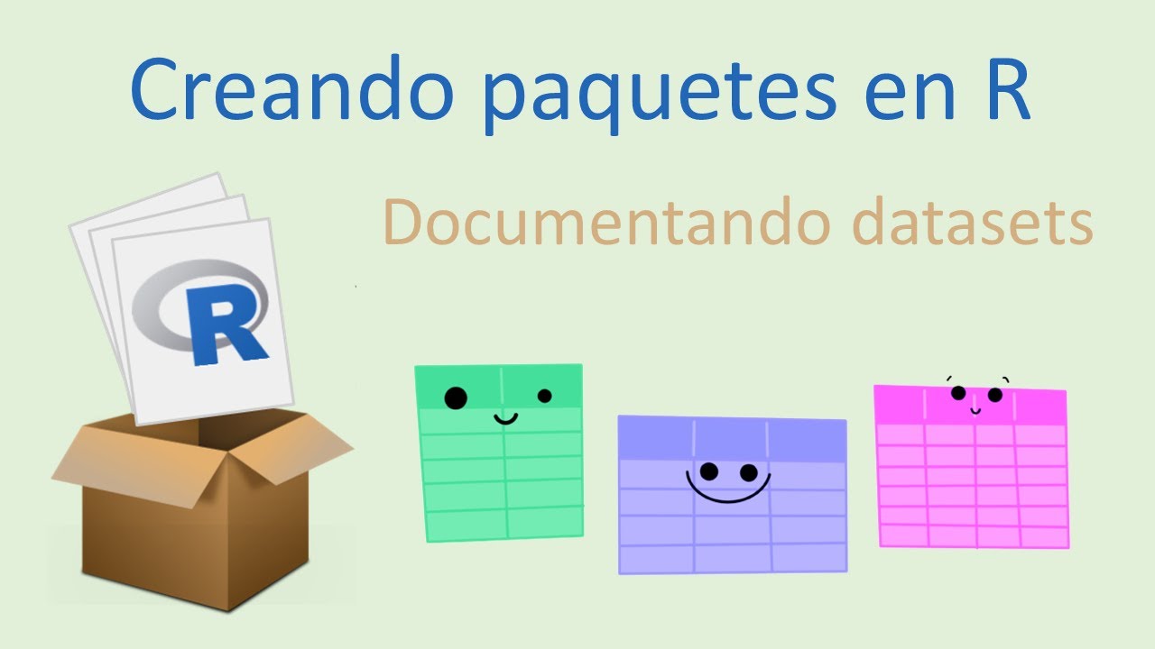 Documentado datos para un paquete de R - YouTube