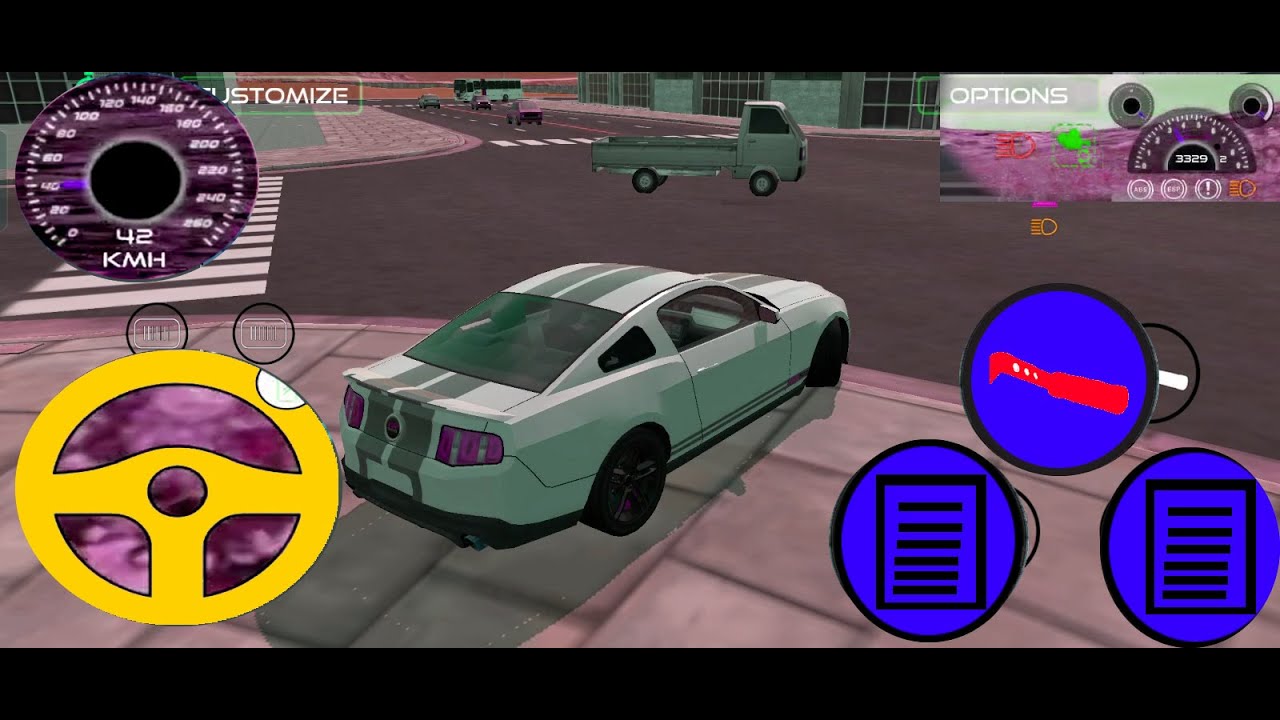 THE MUSTANG GTR old model top speed check and ofroad PART - 5 @s ...