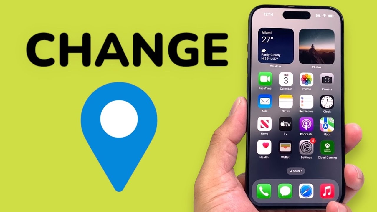 How To Change Location on iPhone - YouTube