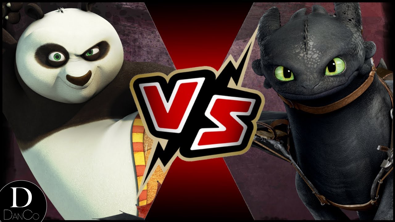 Po (KUNG FU PANDA) VS Toothless (HTTYD) | BATTLE ARENA - YouTube