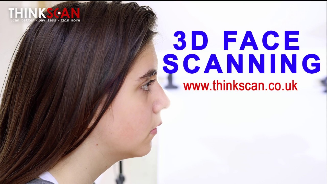3D face scanning. Non-contact 3D scanning service - YouTube
