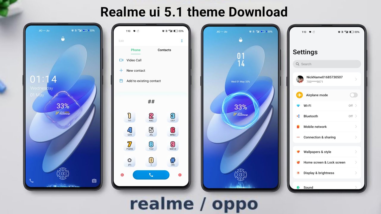 REALME UI 5.1 THEME FOR ALL OPPO AND REALME DEVICES - YouTube
