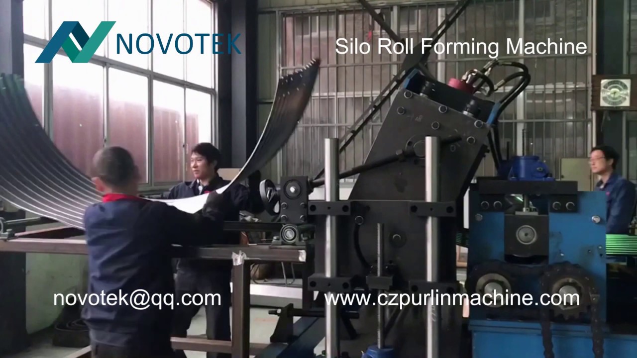 Silo Roll Forming Machine - YouTube