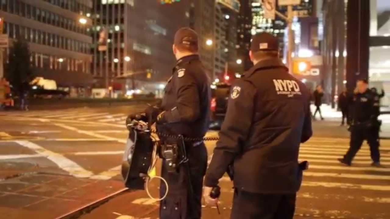 NYPD using LRAD on protesters - YouTube
