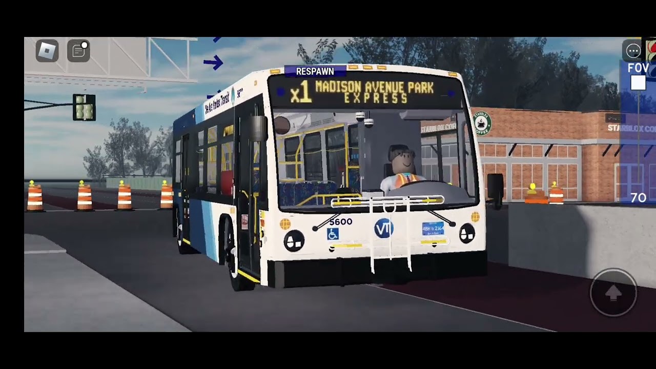 Vortex Transit Roblox Bus Action in Eastport and Madison - YouTube
