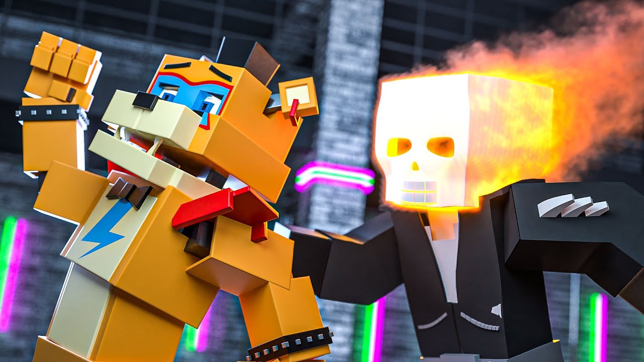 Minecraft Freddy: Riddle of the Racing Ghost Rider (Minecraft FNAF ...