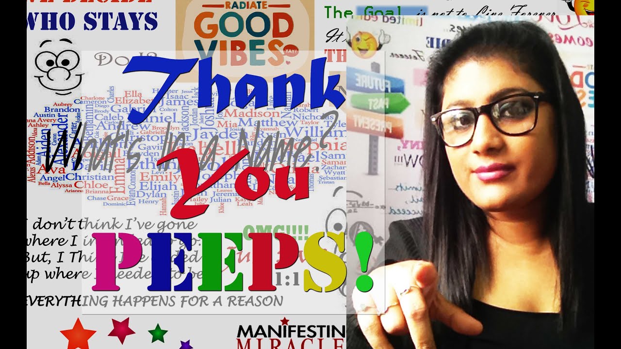 Thank You Peeps - www.innerworldrevealed.com - Aditi Ghosh - YouTube