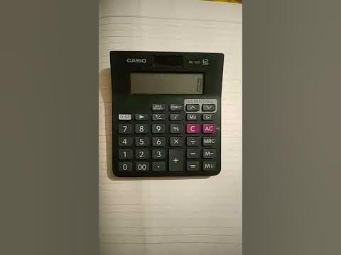 How to off Casio calculator MJ-12D TRICK 💯 WORKING 😊😊II Frustration 😠 II #shorts #calculator ...
