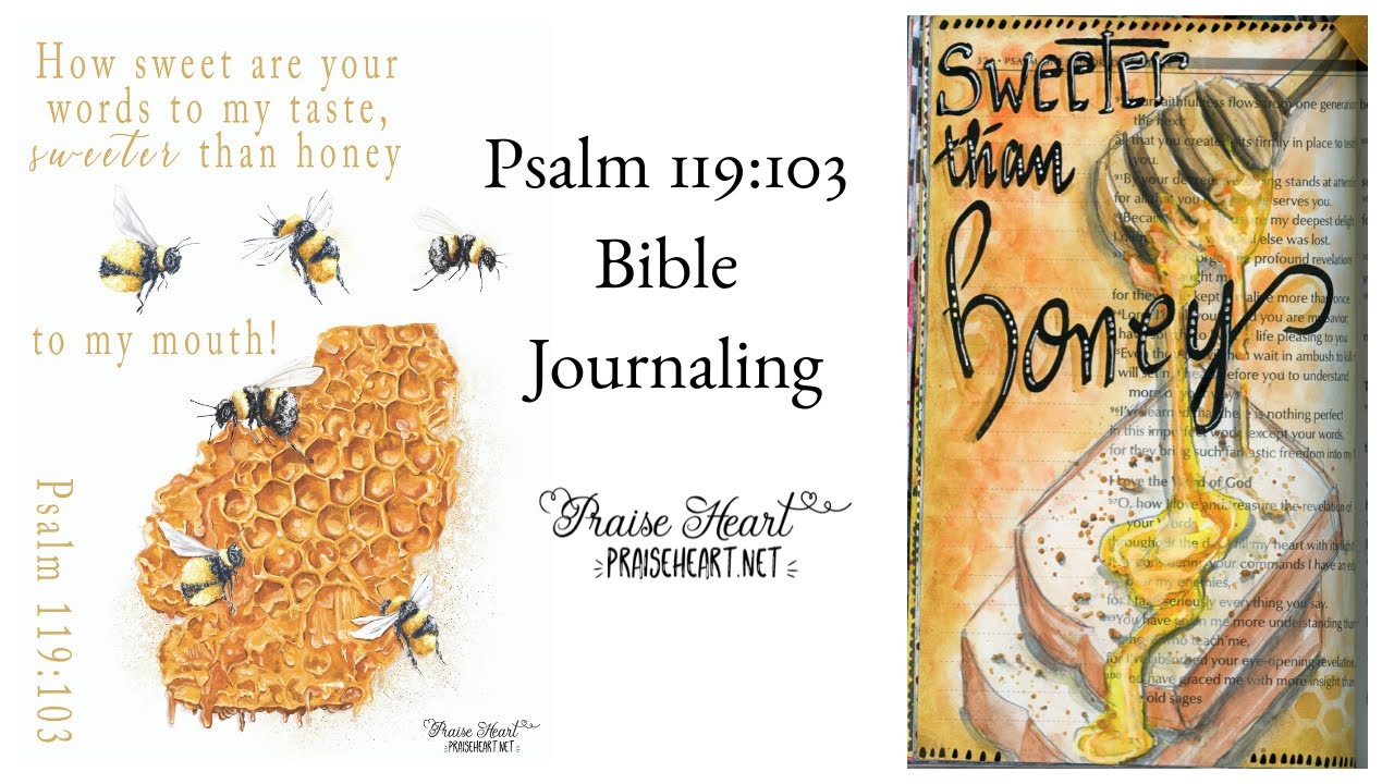 Psalm 119 103 Bible Journaling YouTube