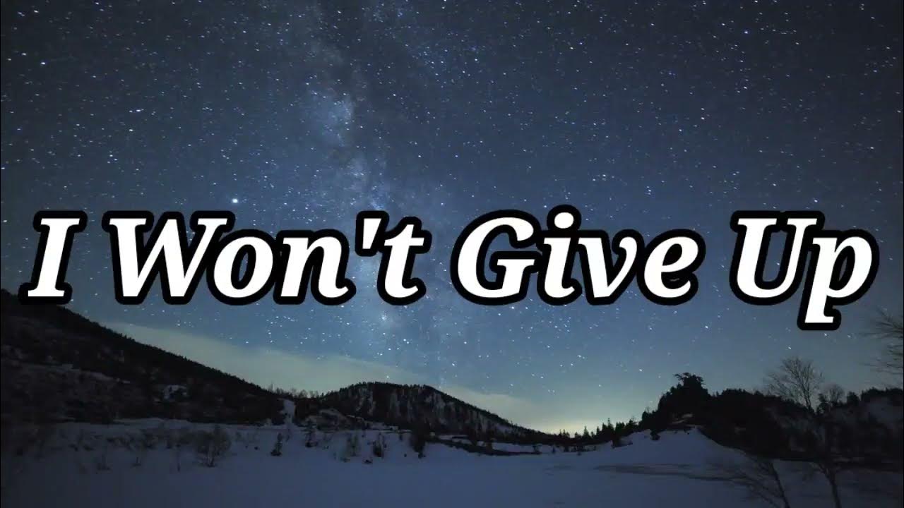 Jason Mraz - I Won't Give Up (Lyrics) - YouTube