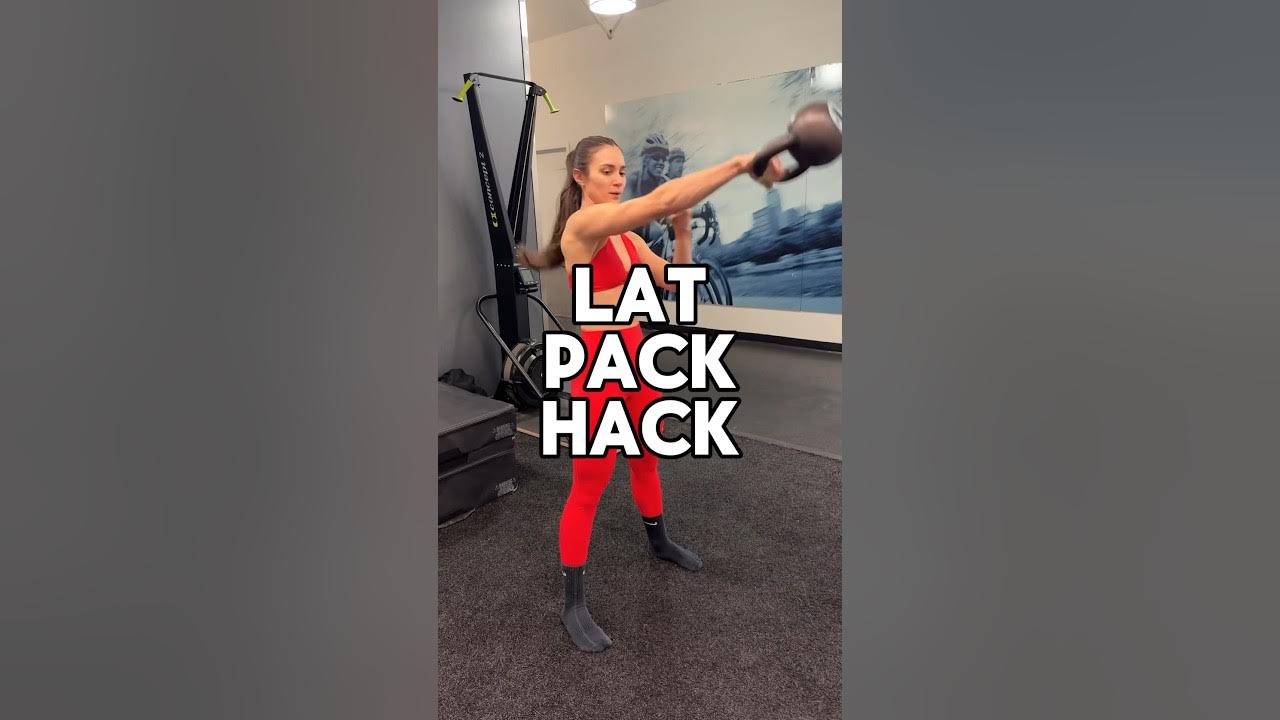 Lat pack hack! How to engage your lats in a single arm kettlebell swing! - YouTube
