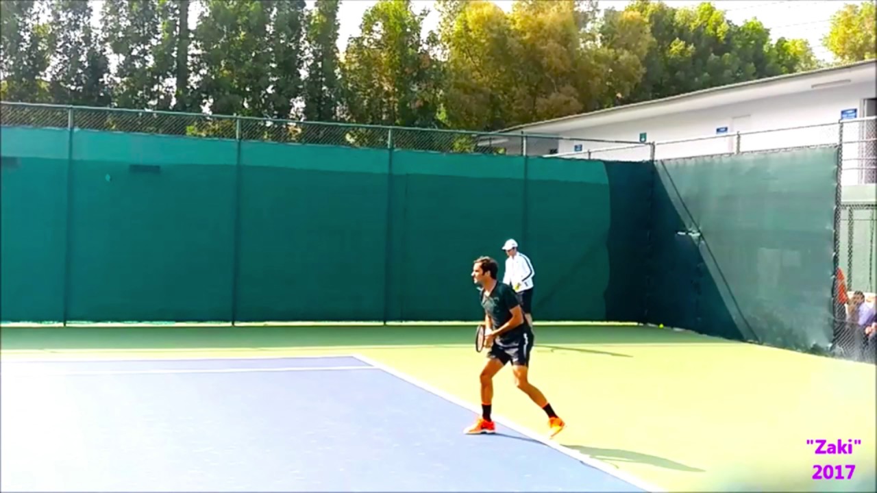 Roger Federer : Practice Session - YouTube