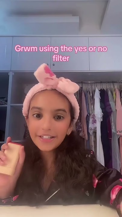 Grwm using the yes or no filter #grwm #grwmchitchat #grwmmakeup #firstvideo #shorts - YouTube