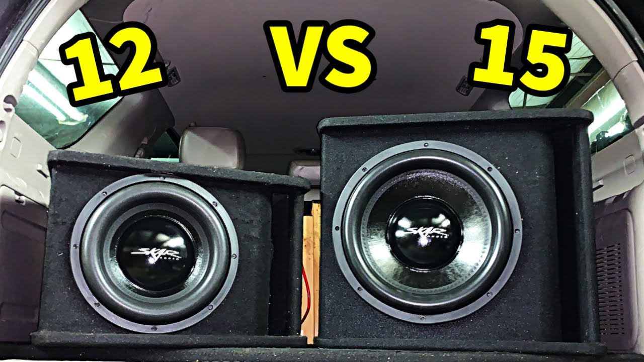12 VS 15 SUBWOOFER MYTH BUSTED YouTube
