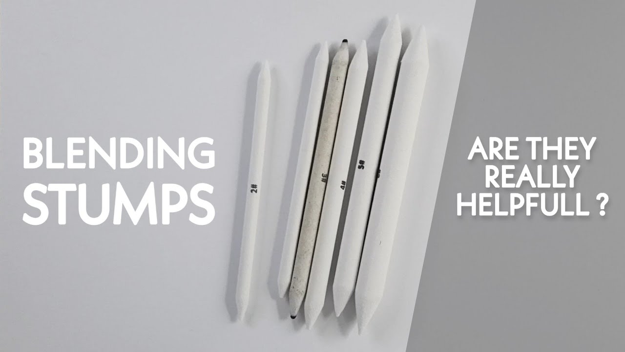 BLENDING STUMPS / PAPER STUMPS // BEGINNERS GUIDE - YouTube