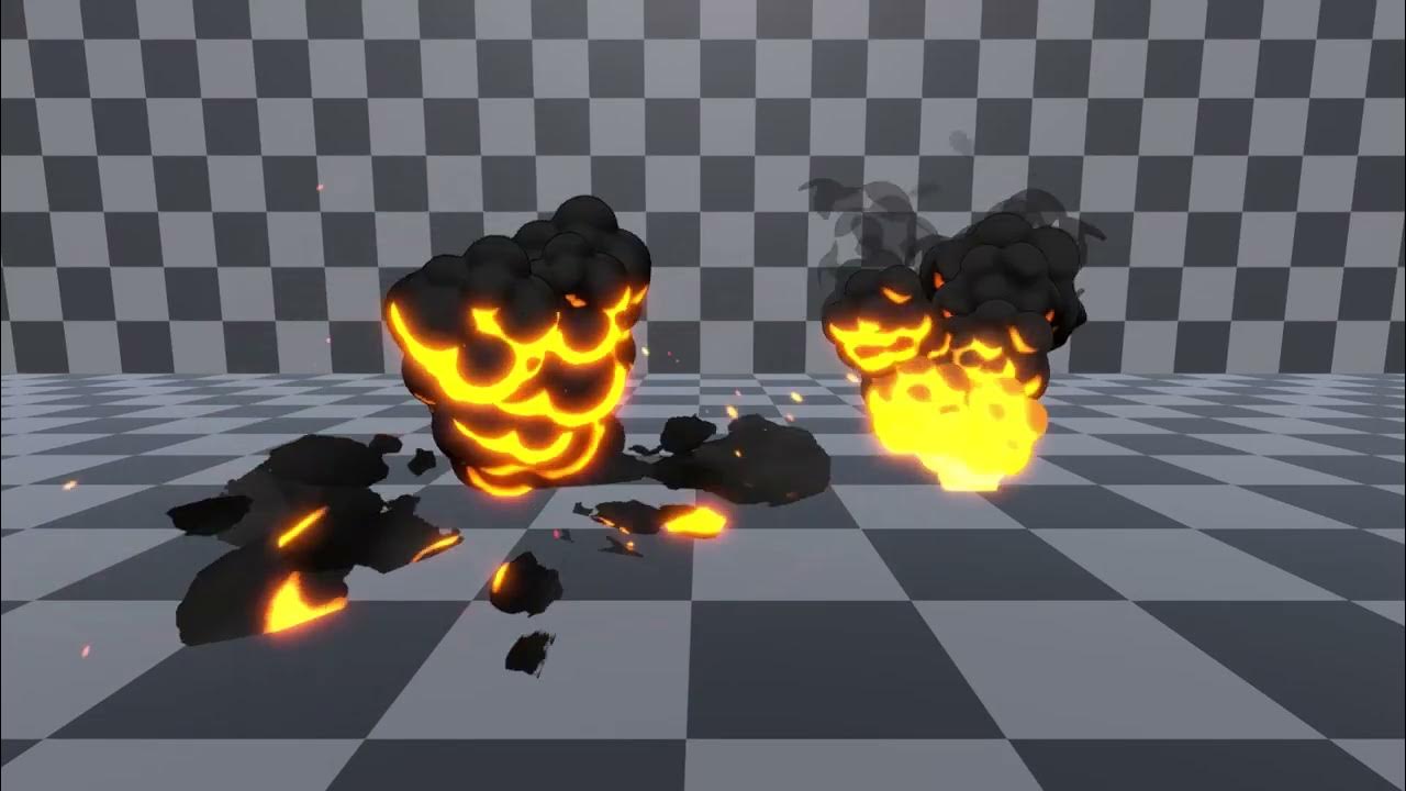 Unity Explosion Sample - YouTube