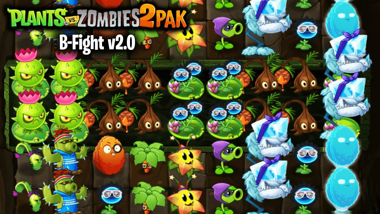 PvZ 2 PAK B-Fight v2.0 (Part 3) | Homing Thistle, Rustbolt's Team ...