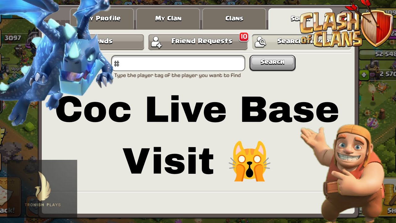 #clashofclans 🛑Live Stream 💪//Coc Live Base Visit Start Now - YouTube