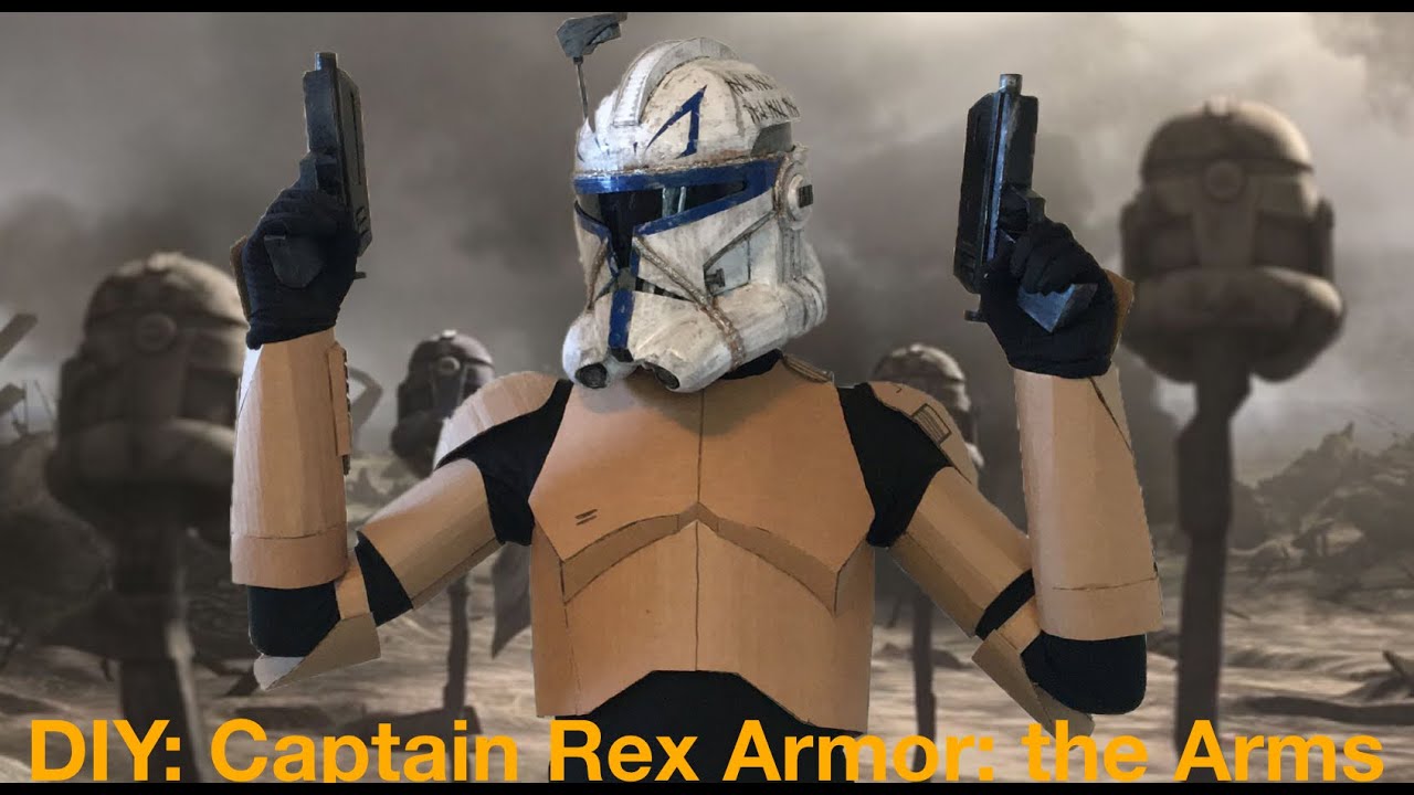 DIY: Phase 2 Captain Rex Armor Part 3: the arms! - YouTube