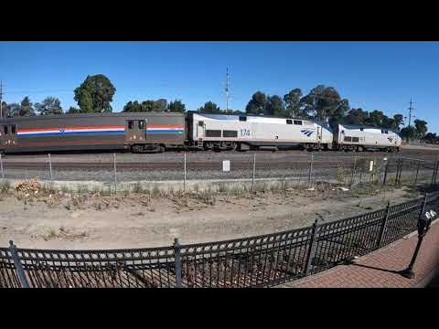 Amtrak Train #6 California Zephyr in Martinez Ca 9/9/23 - YouTube