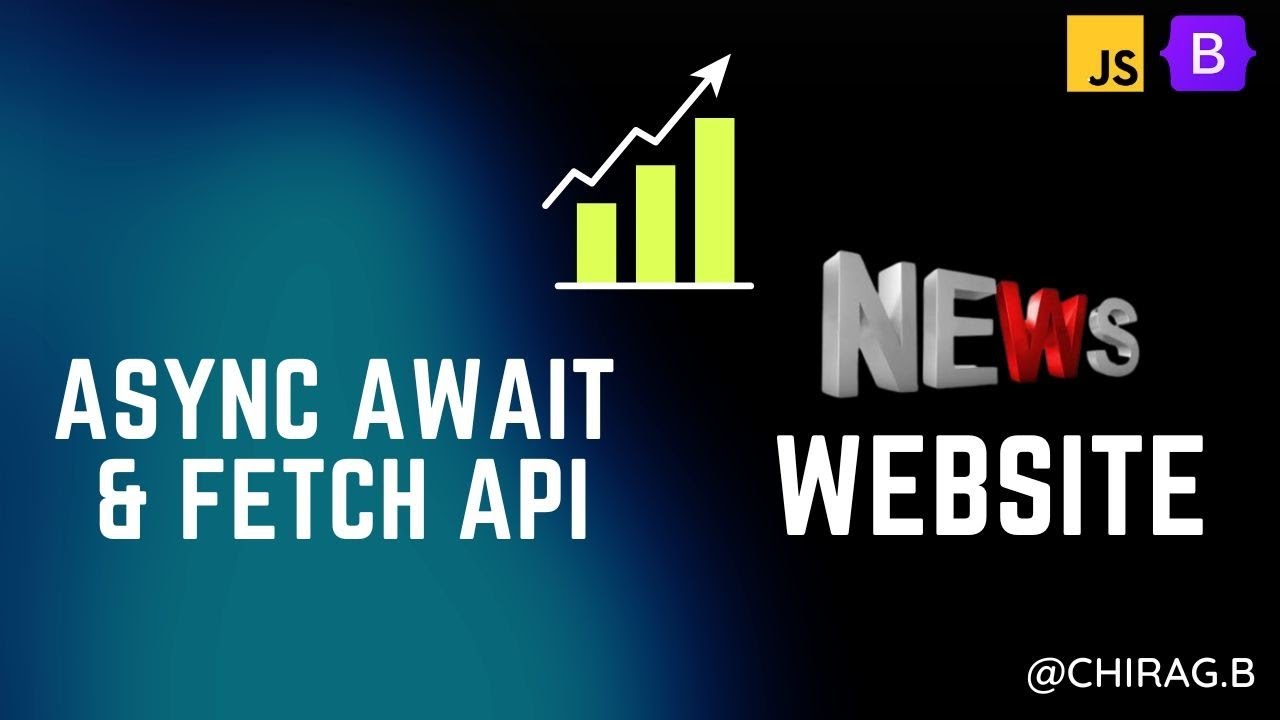 News Website Javascript Async Await Fetch Api Youtube