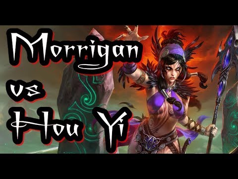 Smite Vizart Morrigan DUEL vs Hou Yi X rank ranked 1v1 comeback - YouTube