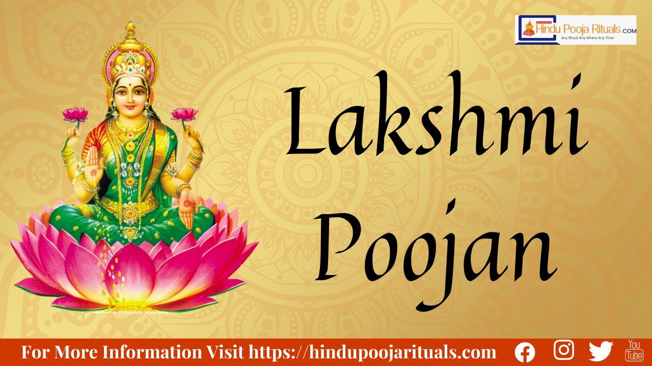 Lakshmi Poojan | English Version | hindupoojarituals.com | Offline ...