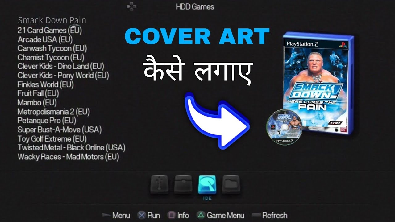 COVER ART Tutorial in Hindi 2023 [ OPL PS2 ]#ps2 - YouTube