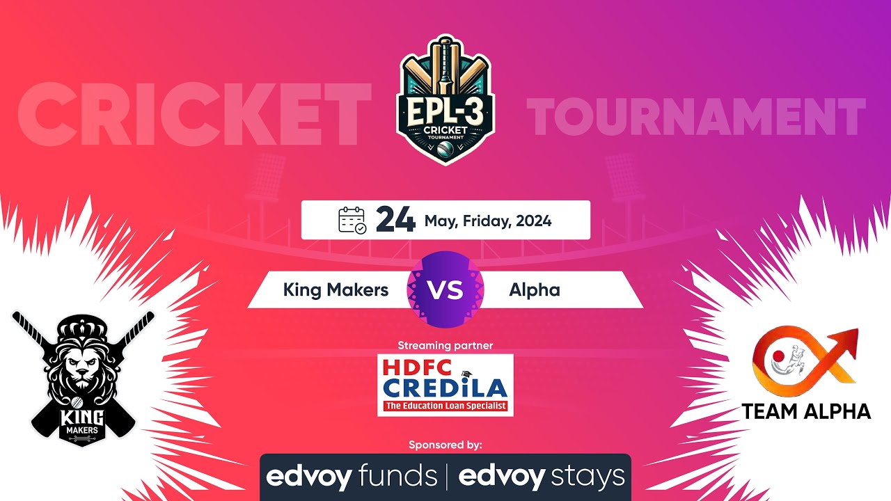 EPL-3 | King Makers v/s Alpha - YouTube